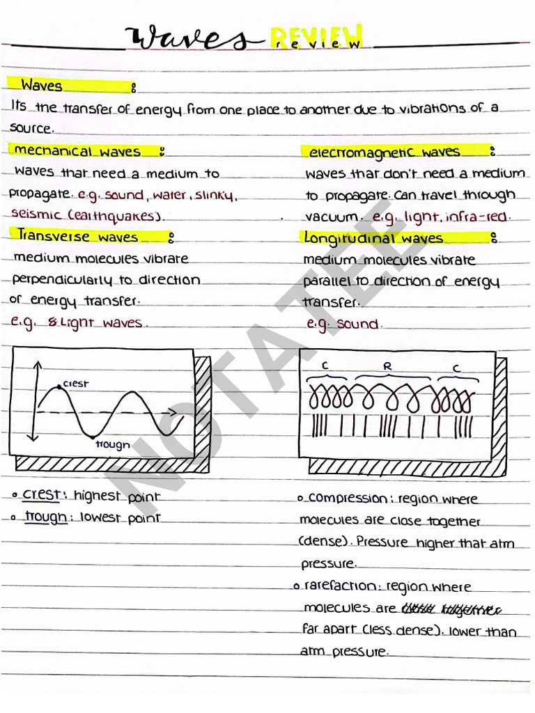 3 - Physics - Waves | PDF