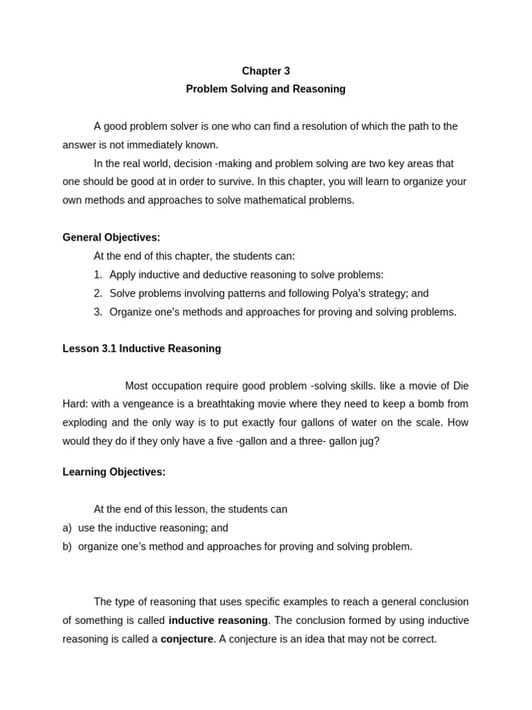 CHAPTER-3-MMW | PDF | Inductive Reasoning | Reason