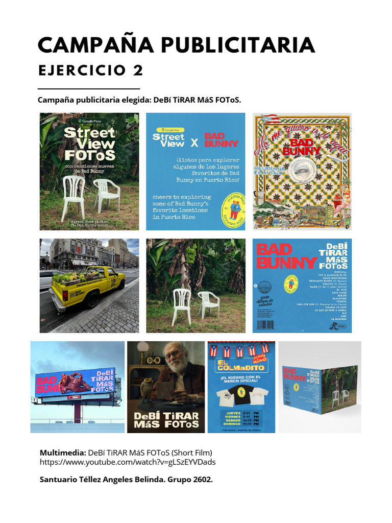 Campaña DeBí TiRAR MáS FOToS | PDF