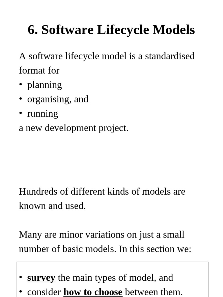 Software Life Cycle Models | PDF | Software Prototyping | Agile Software Development