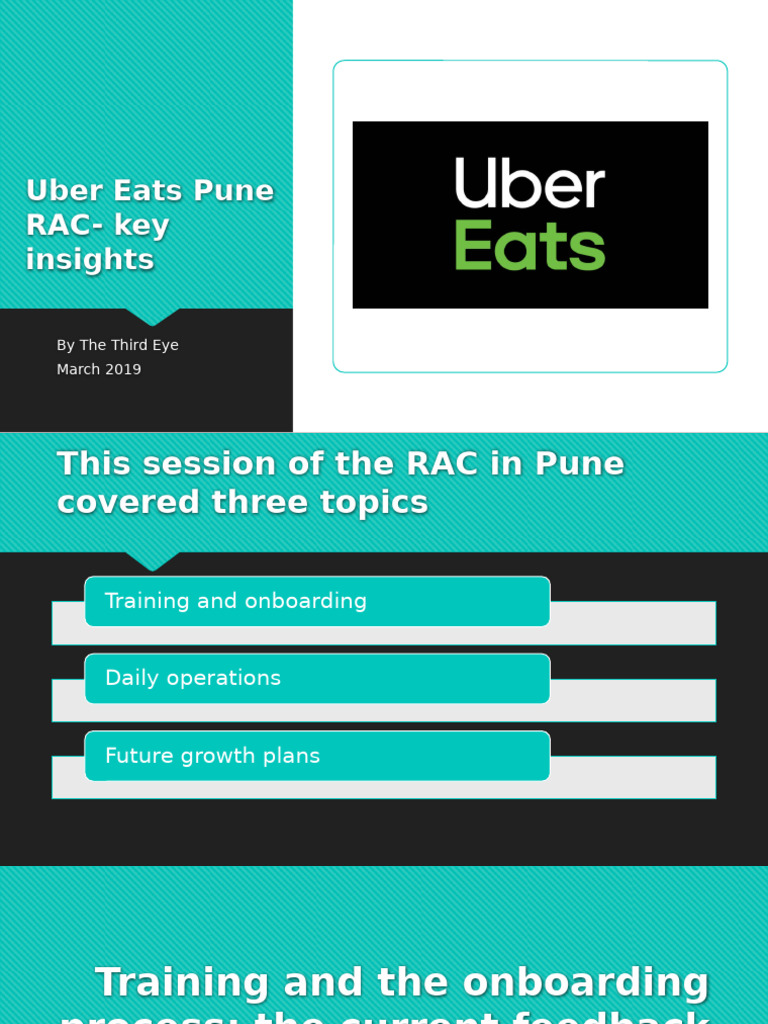 Uber Eats Pune: Key Insights & Challenges | PDF | Restaurants