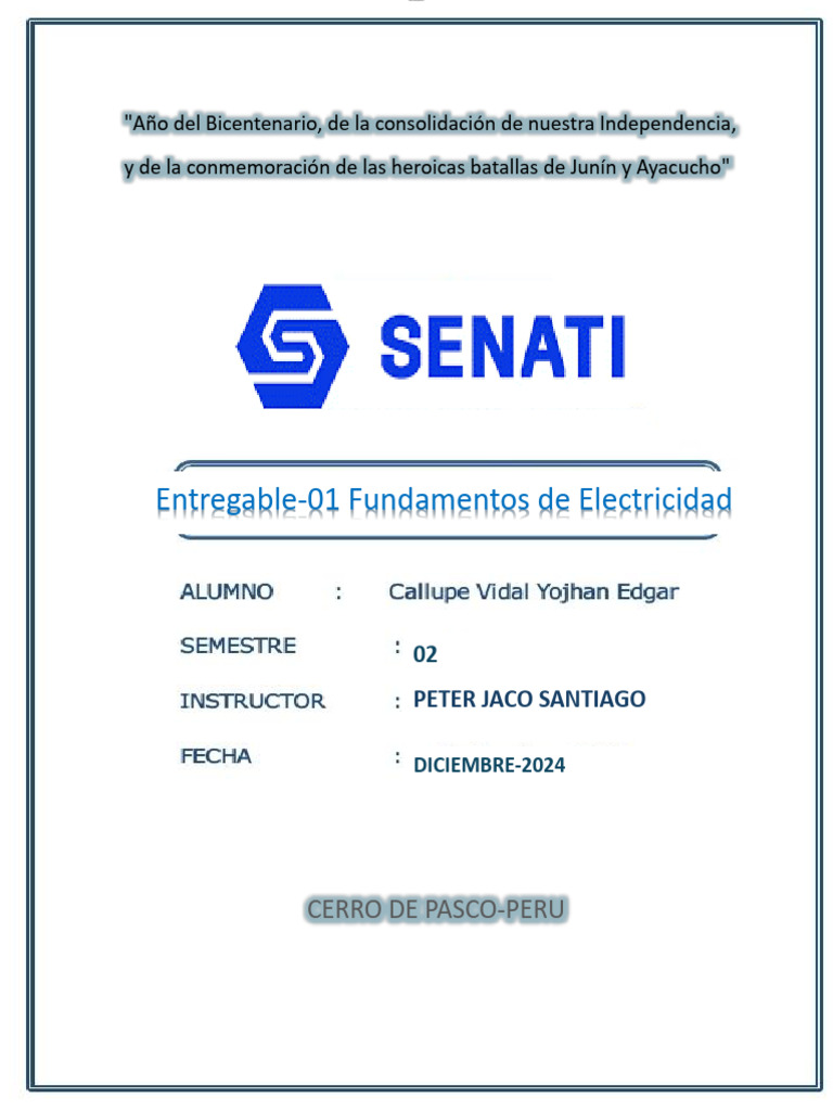 Entregable 01 ELECTRICIDAD Y ELECTRONICA | PDF | Fusible (Eléctrico) | Diodo emisor de luz