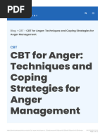 CBT Anger Management Workbook | PDF