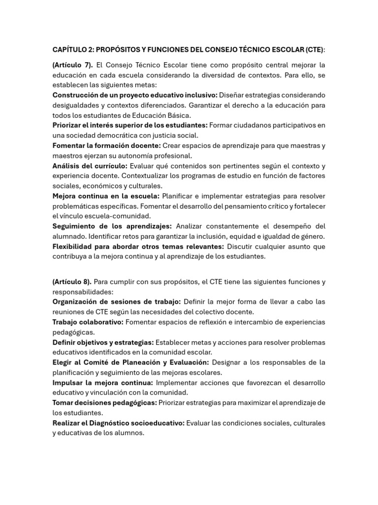 Capítulo 2. Resumen C.T. | PDF | Evaluación | Planificación