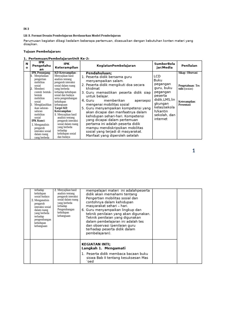 LK3. DESAIN PMBLAJRN UNIT 2 | PDF
