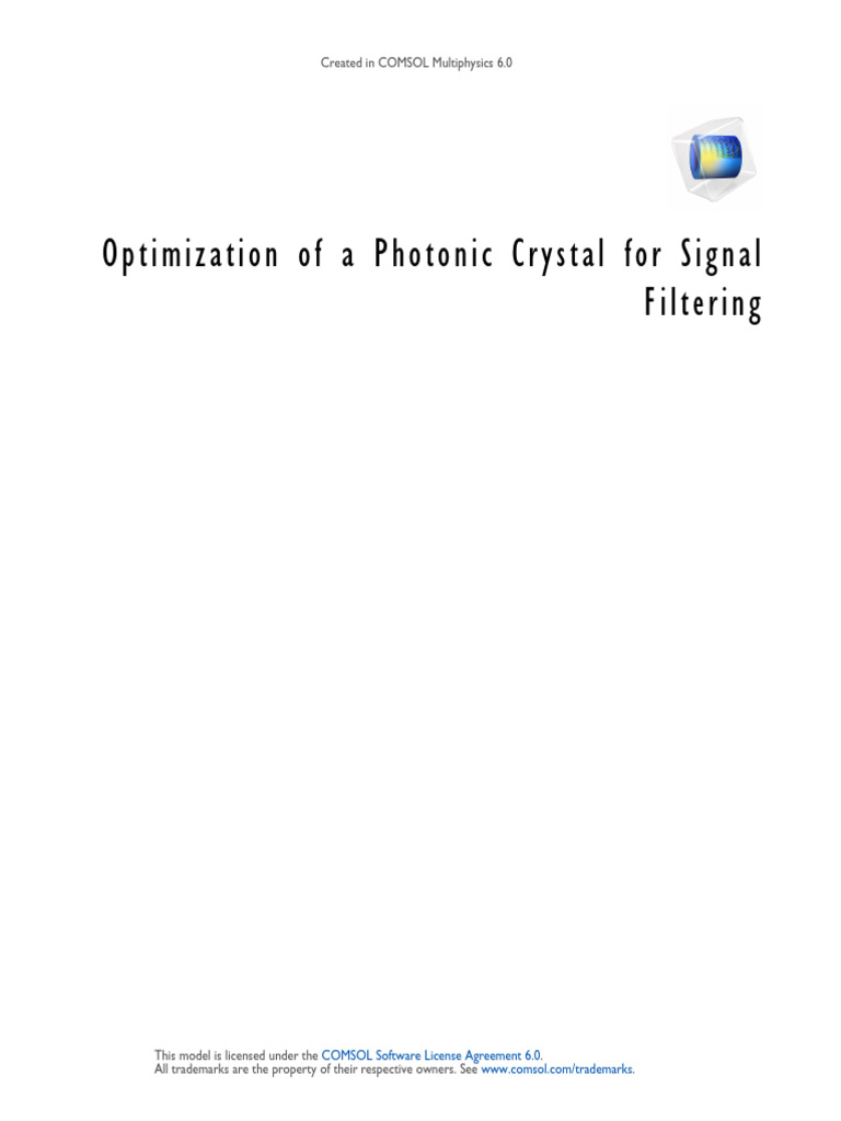 models.woptics.photonic_crystal_filter_optimization | PDF | Wavelength ...