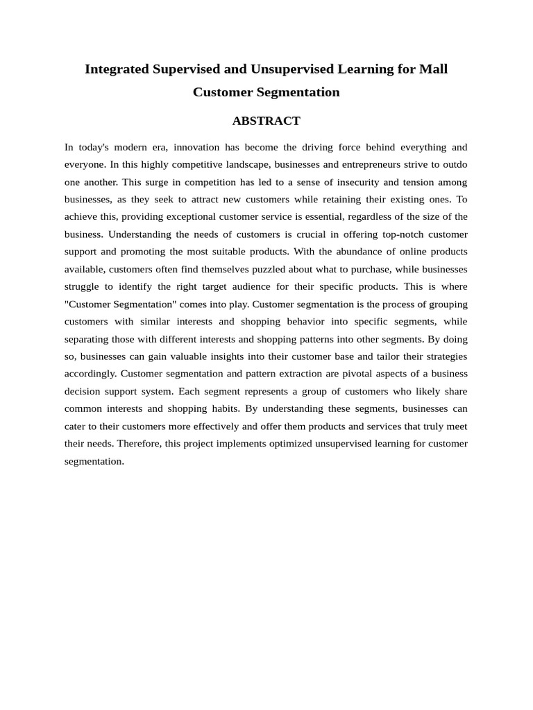 A13. Mall Customer Segmentation | PDF