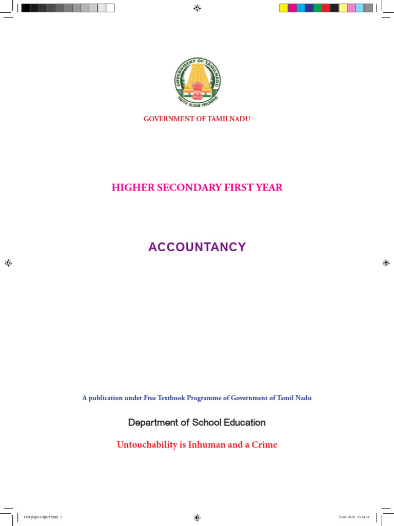 Namma Kalvi 11th Accountancy Text Book English Medium | PDF | Debits ...
