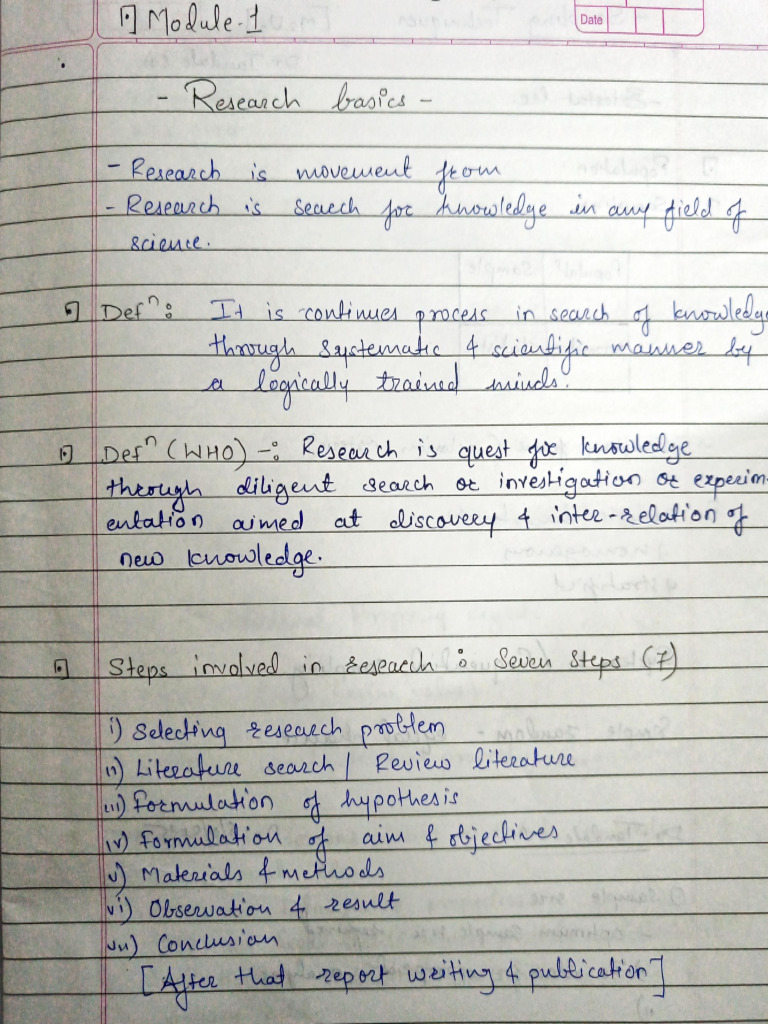 Research Basics | PDF