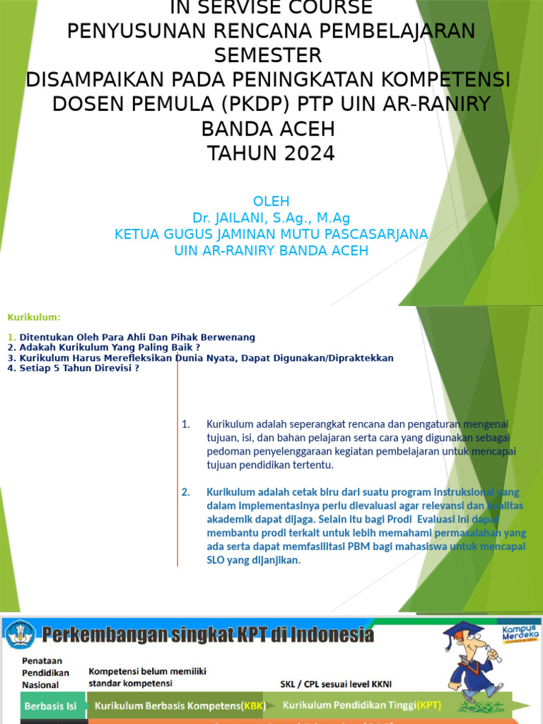 PPT Penyusunan Rps Berbasis Obe PKDP 2024 | PDF