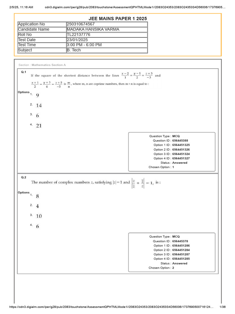 Hansika | PDF | Multiple Choice | Survey Methodology