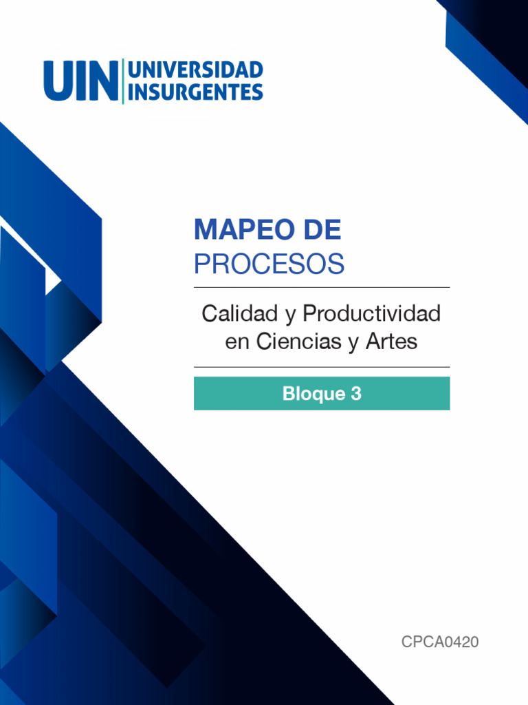 CalidadProductividadCienciasArtes Ant B3 C | PDF | Software | Calidad ...