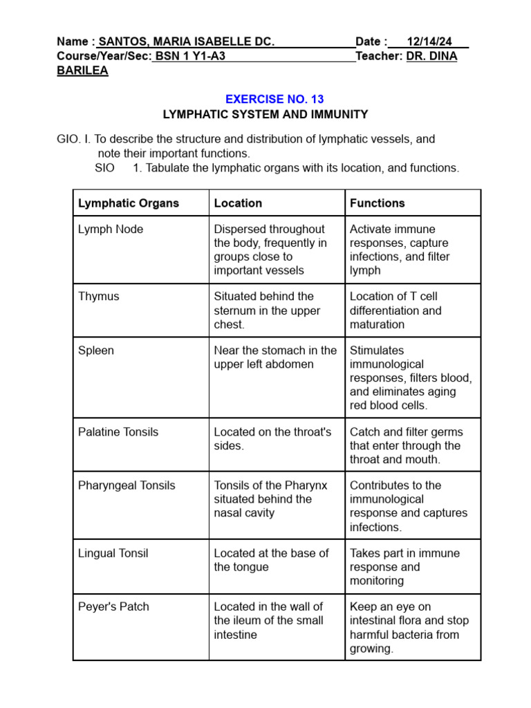 Lymphatic and Immune System | PDF | Lymphatic System | Immune System