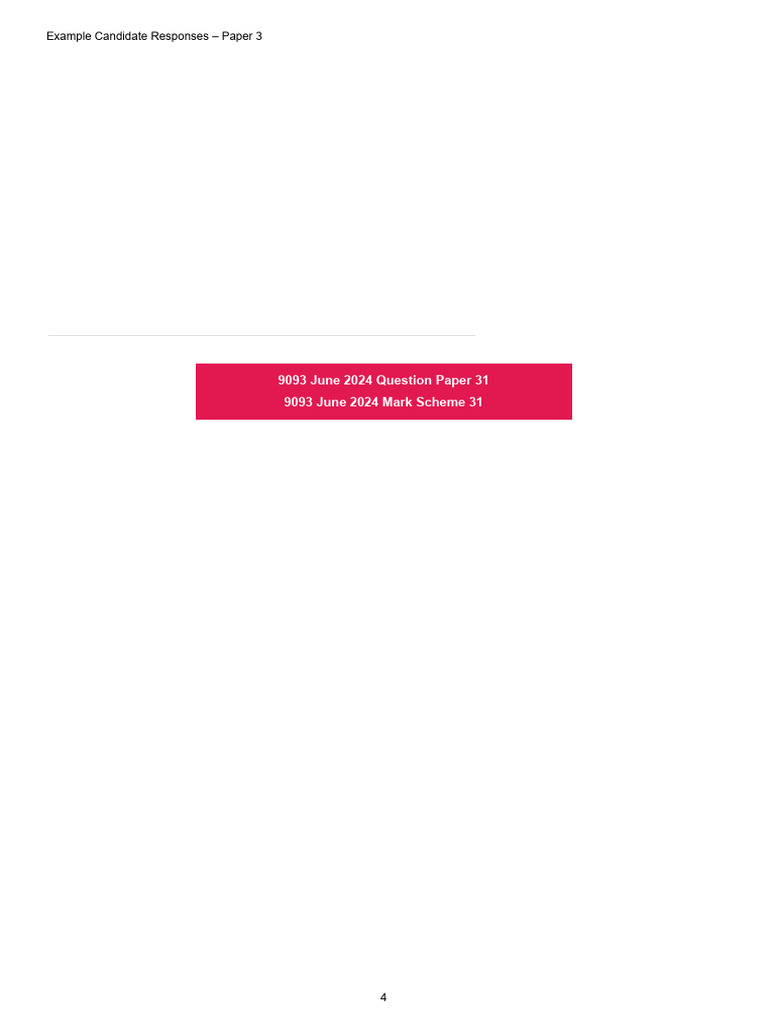 9093 Example Candidate Responses Paper 3 (For Examinations From 2024) | PDF | Linguistics | Learning