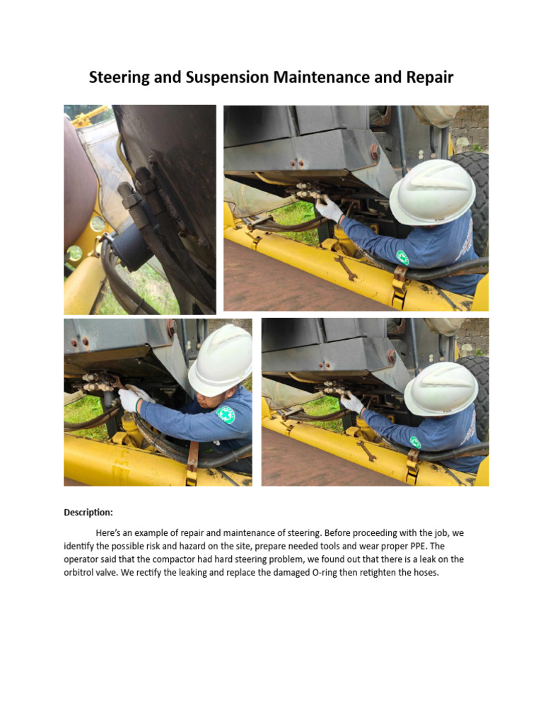 Steering Repair for Hard Steering Issues | PDF