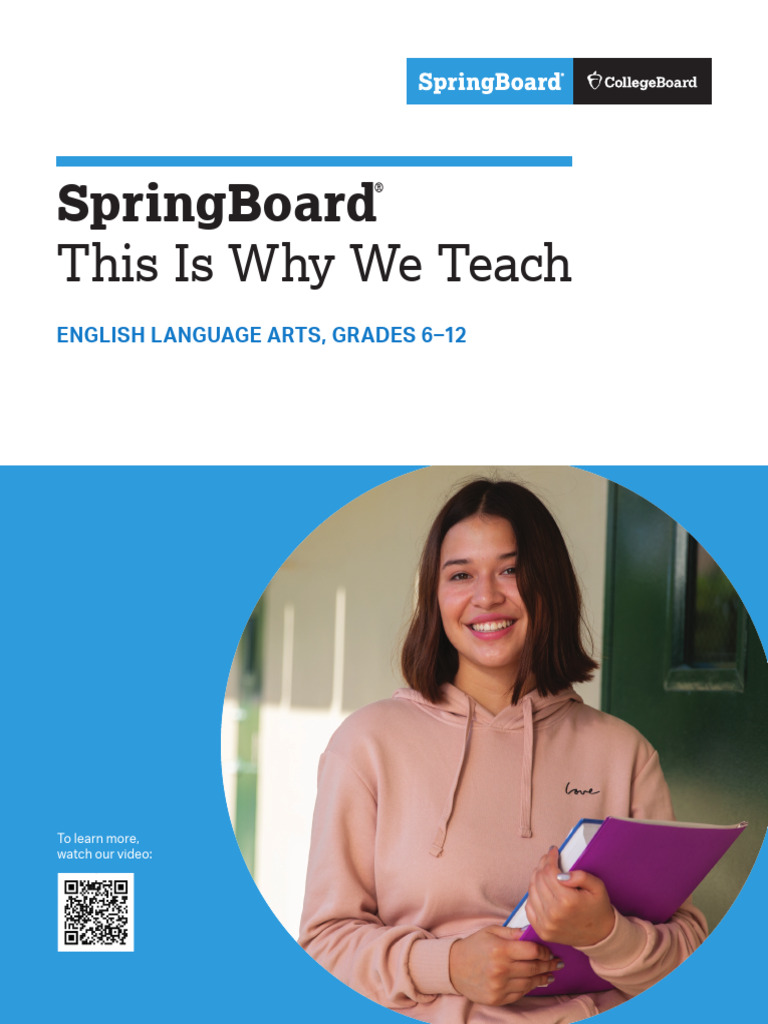 Springboard Ela Overview Brochure | PDF | English Studies | Reading ...