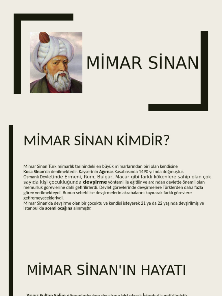 Mimar Sinan | PDF