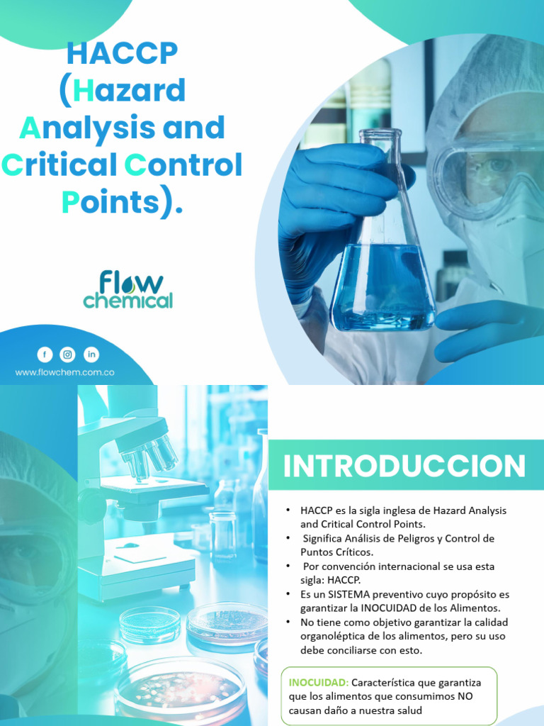 DIAPOSITIVA HACCP (1) | PDF | Análisis de Riesgo y Puntos Críticos de Control