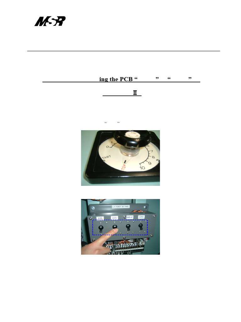 Procedure For Replacing The CCPU & BCPU PCB | PDF