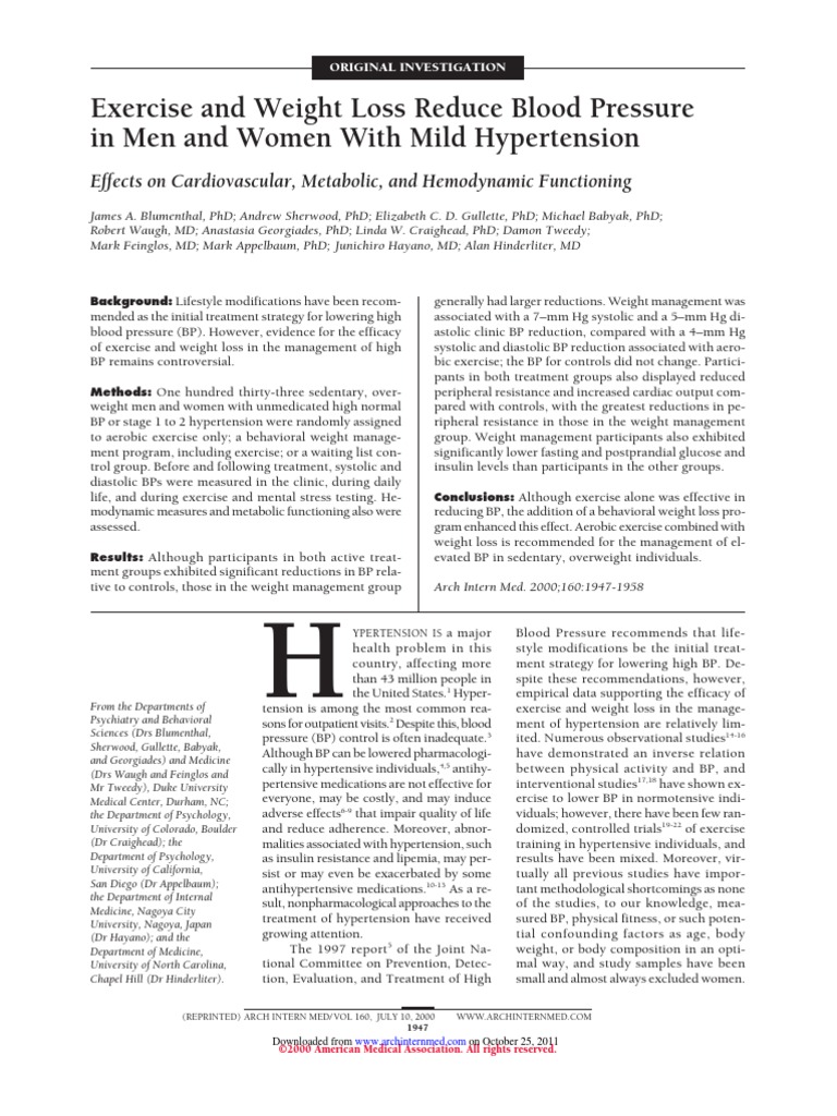Journal EBM | PDF | Insulin Resistance | Hypertension