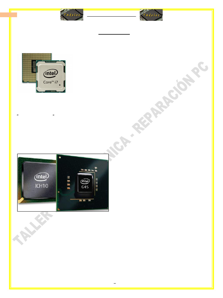 3) Procesador | PDF | Microprocesador | Hardware de la computadora