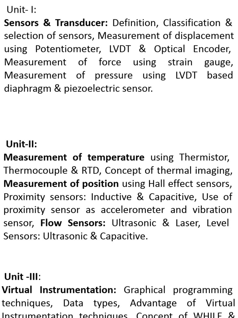 Si unity 5 | PDF | Sensor | Electrical Engineering