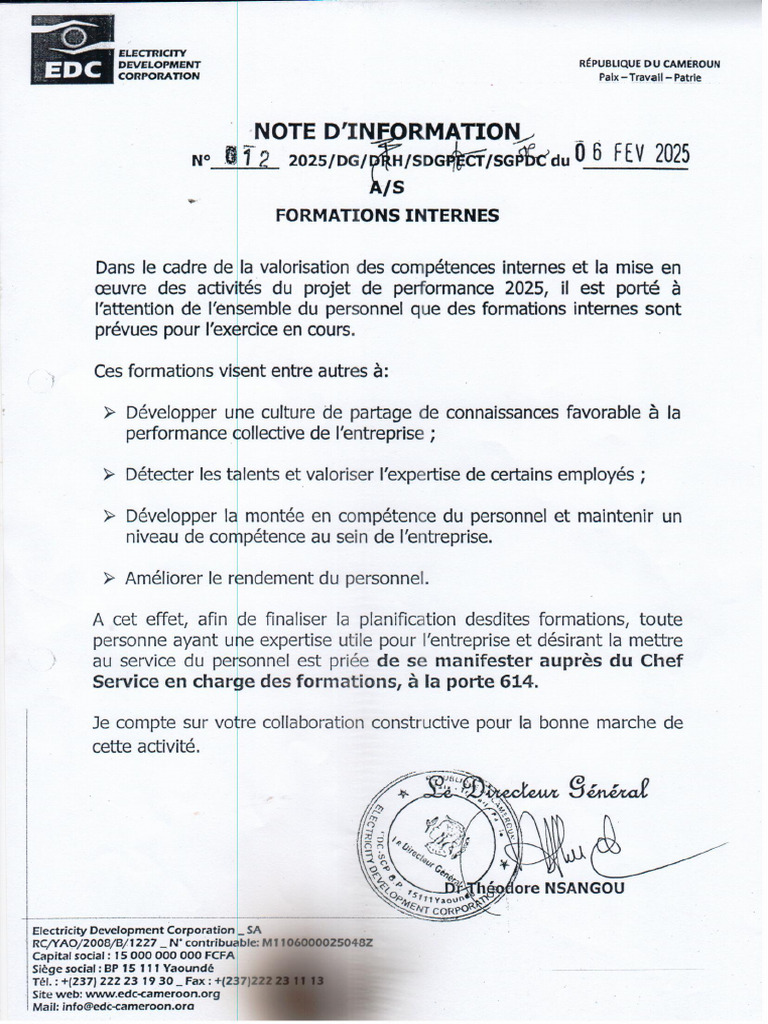 Formations Internes | PDF