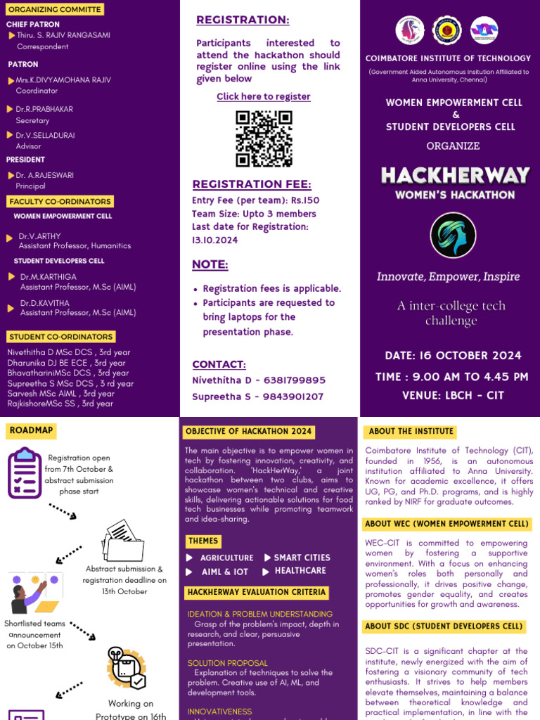 Hackherway - Women Hackathon | PDF