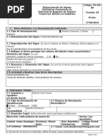 Formulario ONAPI | PDF