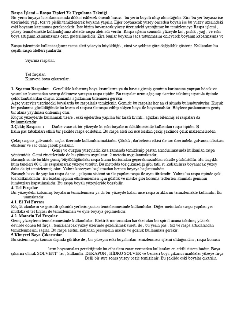 Raspa | PDF
