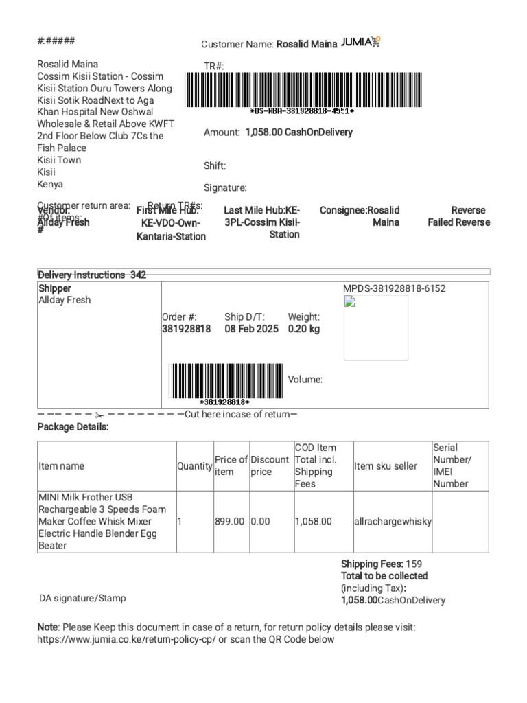 Manage Orders - Ready To Ship - Seller Center | PDF