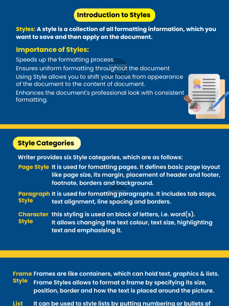 Introduction To Styles Notes ReadersVenue | PDF | Graphical User ...