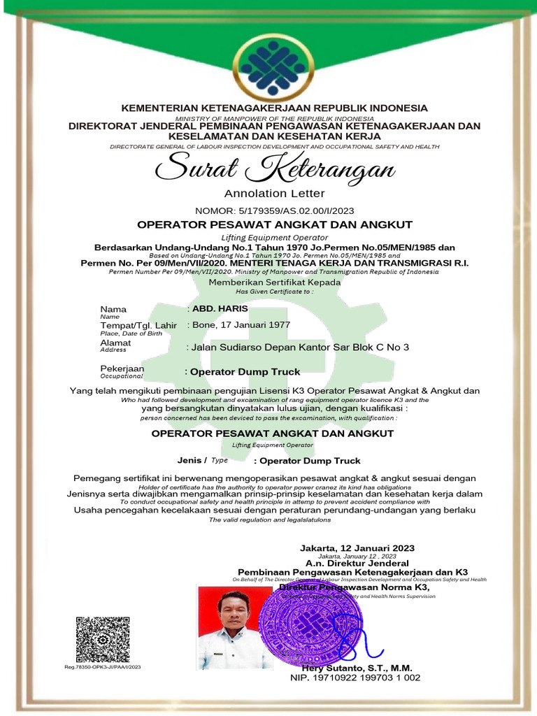 628226609-Sertifikat-Rigger-Saryono - PDF 20250208 201010 0000 | PDF