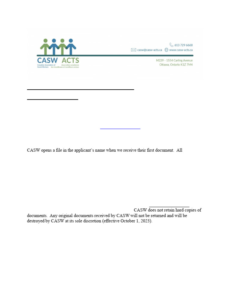 CASW International Credential Assessment Guide | PDF | Child Protective Services