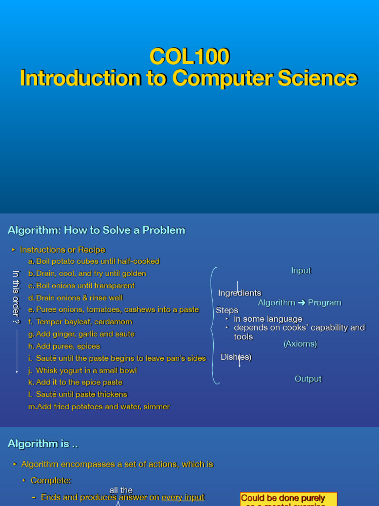 Intro to Algorithms for Students | PDF | Multiplication | Algorithms