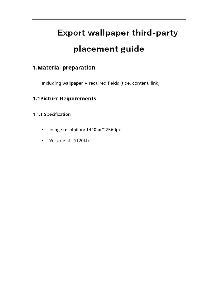 Wallpaper Export Placement Guide | PDF | Page Layout | Graphic Design