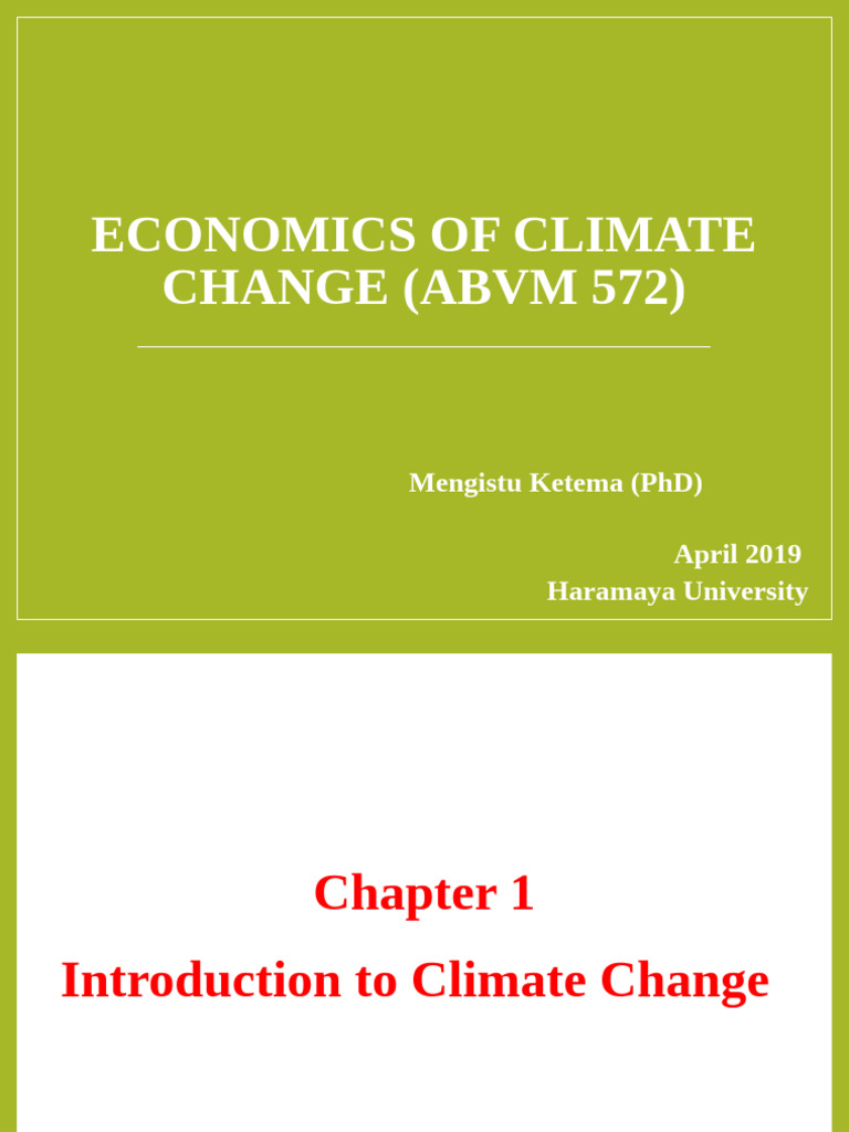 ABVM 572 2019 Final | PDF | Greenhouse Effect | Climate Change