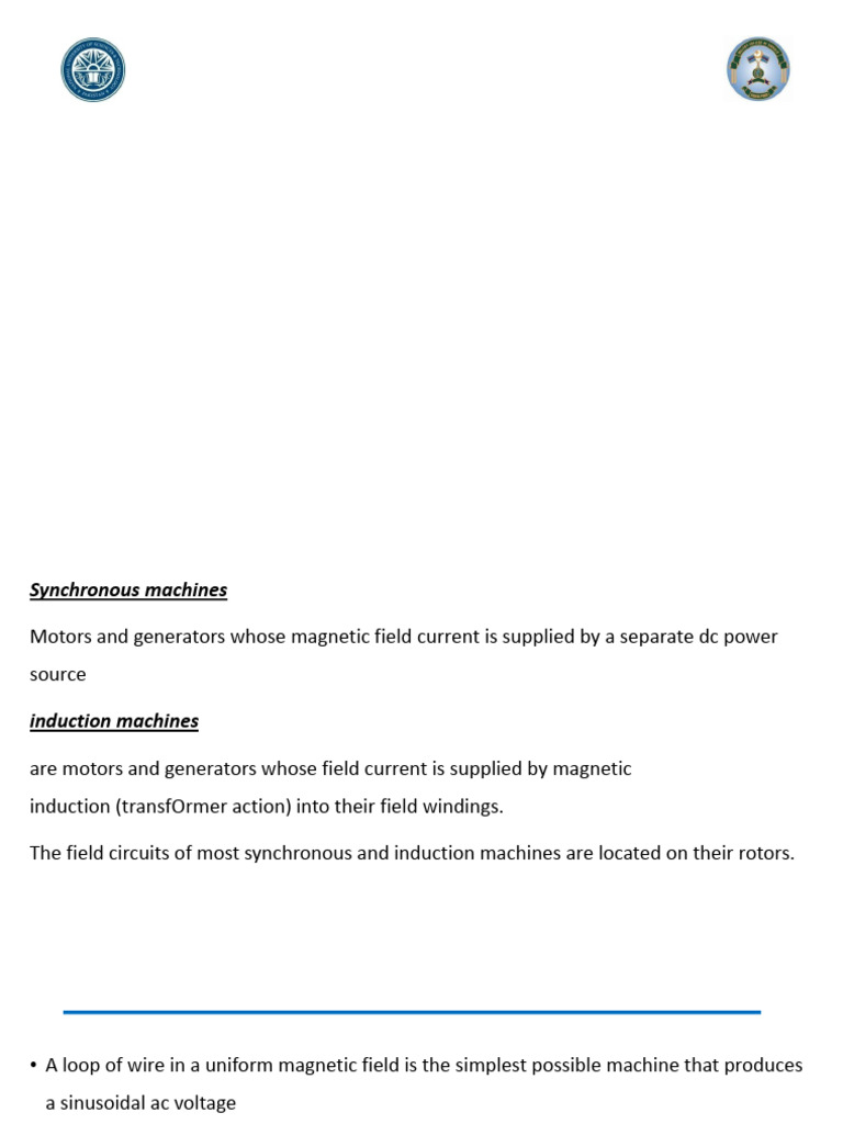 AC Machine Fundamentals and Operation | PDF | Magnetic Field | Electric ...