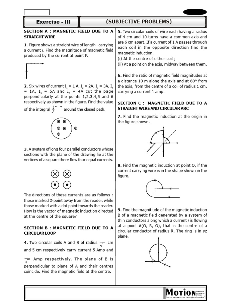 Exercise3 | PDF | Magnetic Field | Force
