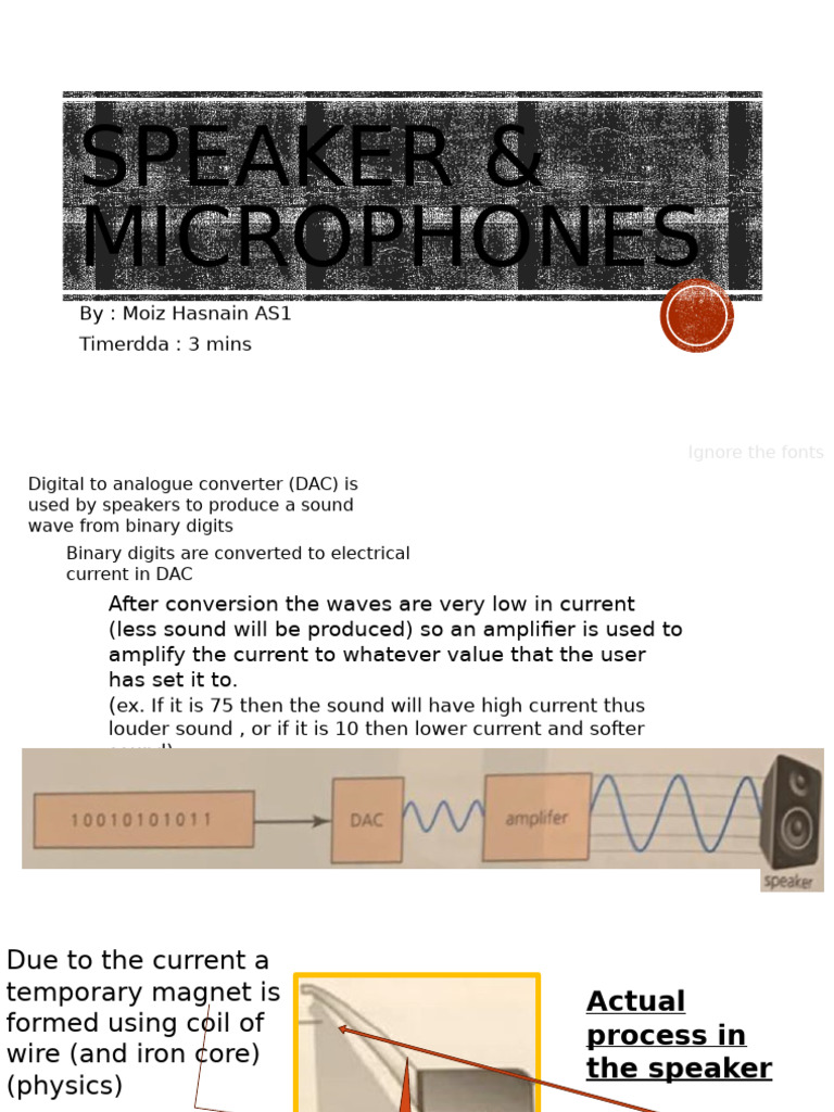 Speaker & Microphones | PDF