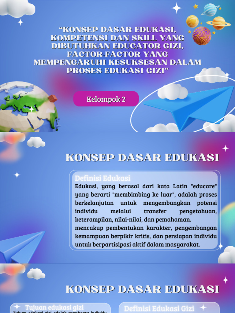 Edukasi Gizi PPT KLP 2 | PDF