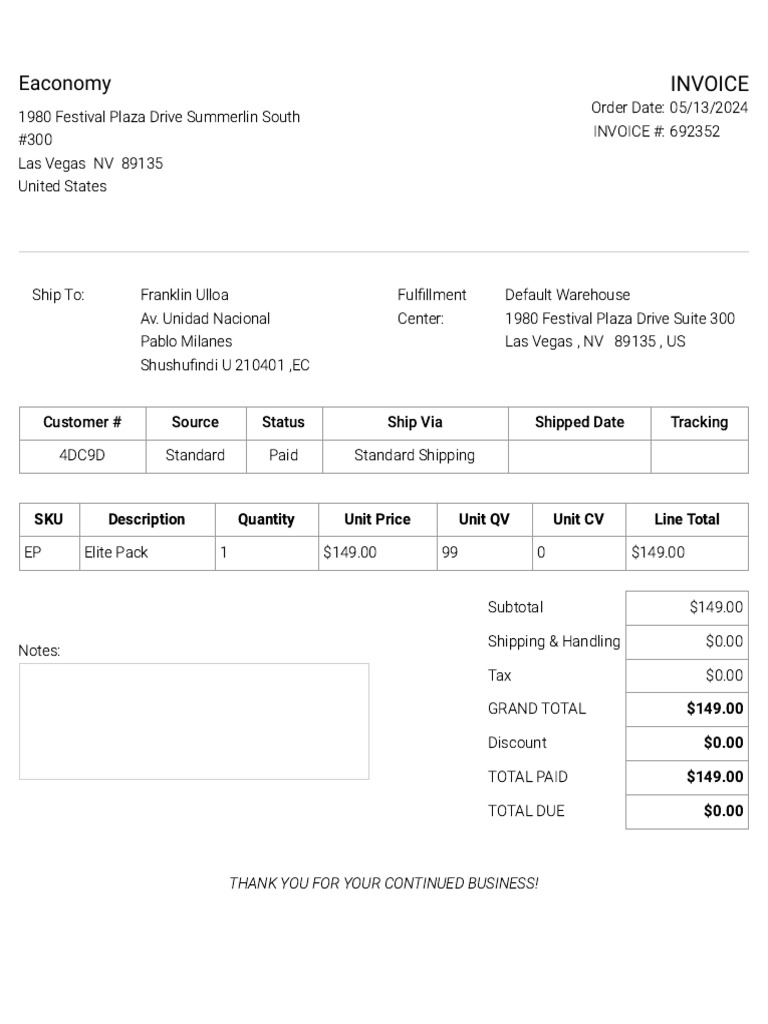 Eaconomy 692352 | PDF