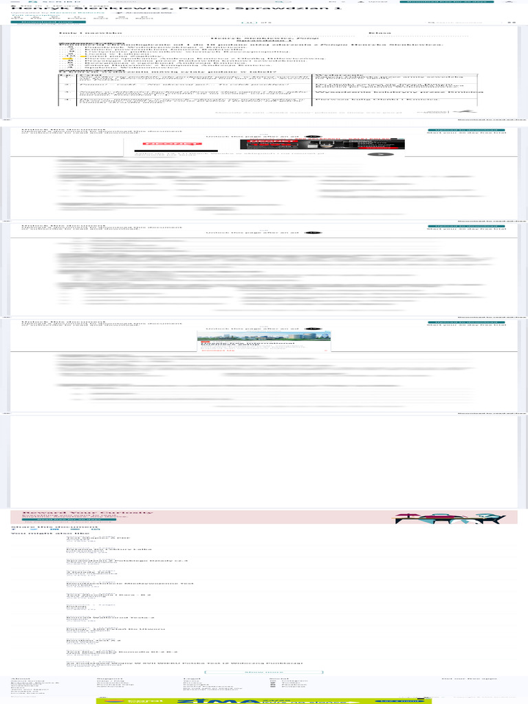 Henryk Sienkiewicz, Potop. Sprawdzian 1 PDF 2 | PDF