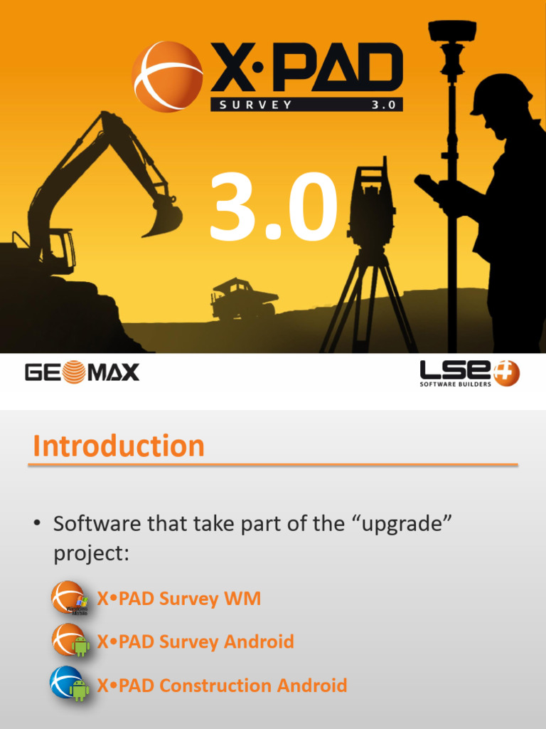X-PAD 3 whats new | PDF | Surveying | Computing