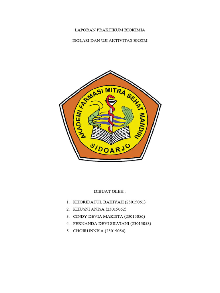 Laporan Isolasi Dan Aktivitas Enzim PDF | PDF