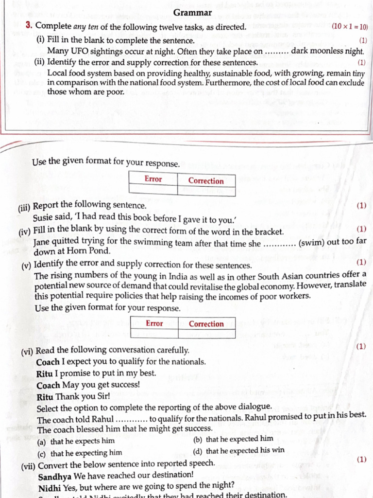 Integrated Grammar 7 | PDF