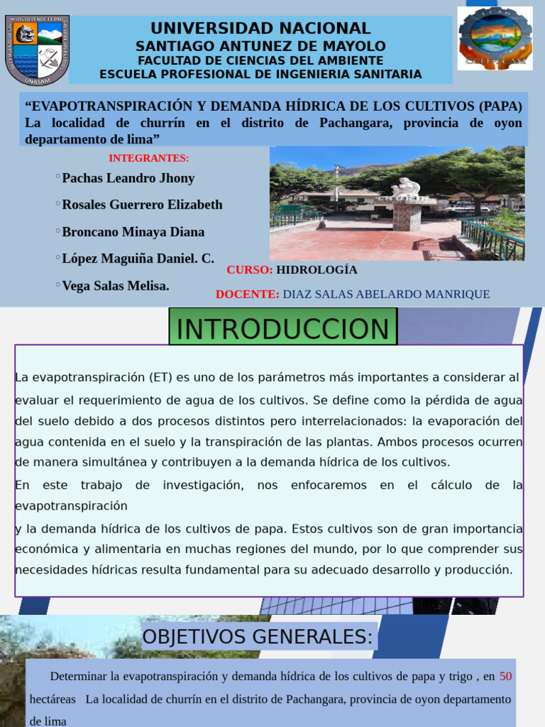 PPPT Expo | PDF | Evapotranspiración | Evaporación