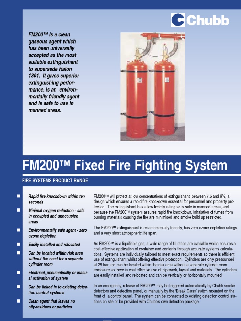 FM 200 | PDF | Ozone | Gases