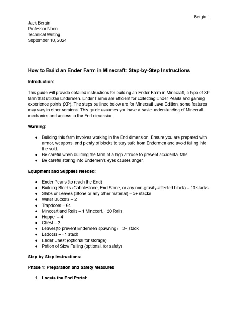 First Assignment ITP (1) (1) | PDF | Minecraft | Analytics