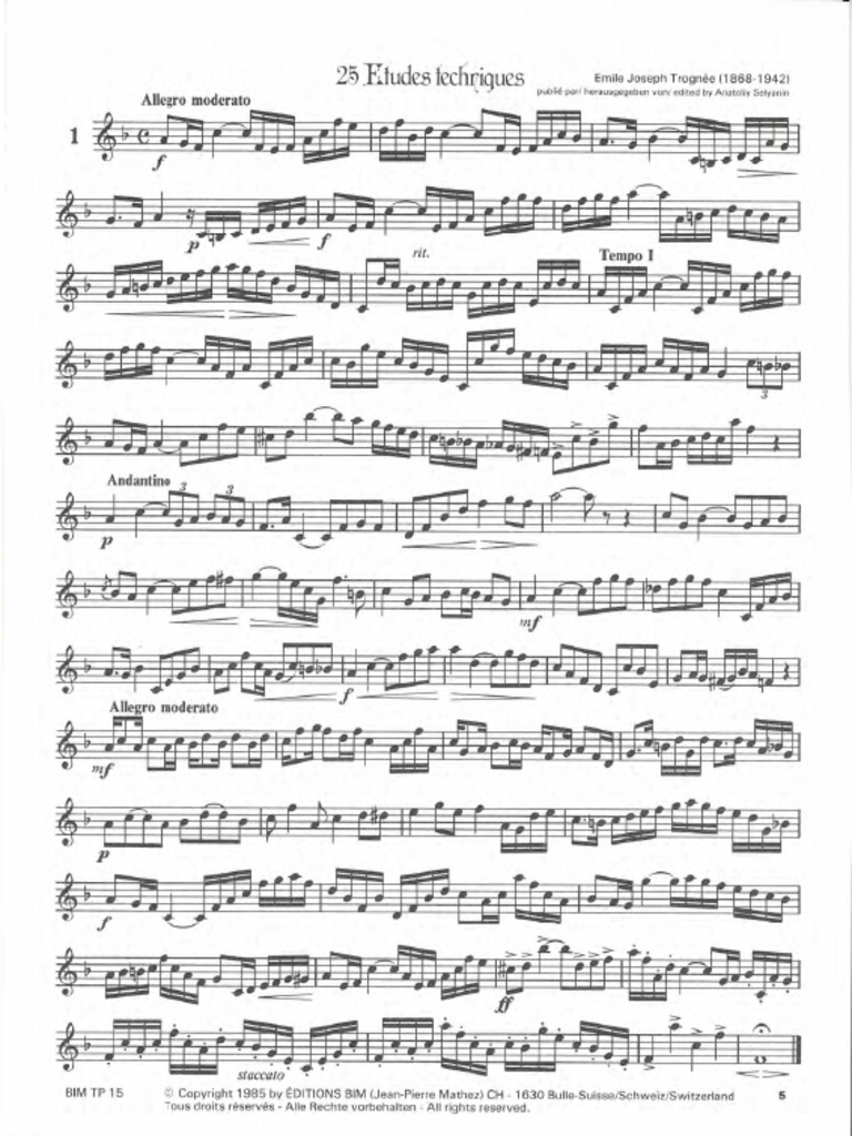 Trognee_Emile_Joseph_25_Etudes_Techniques_TP15 | PDF
